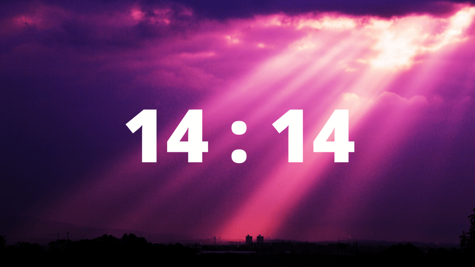 14:14 Significado espiritual das horas iguais