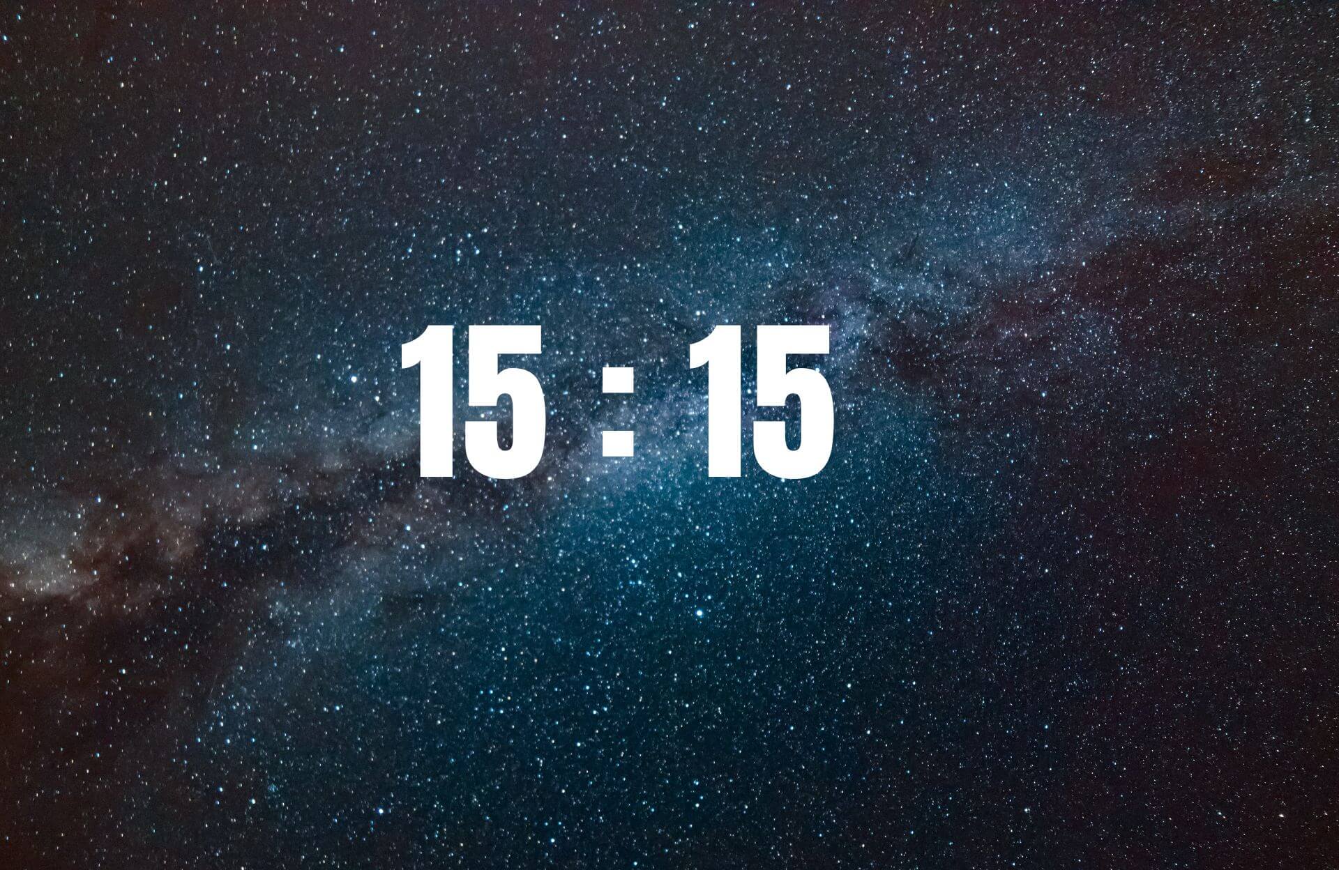 Horas iguais 15:15: Descubra o significado espiritual