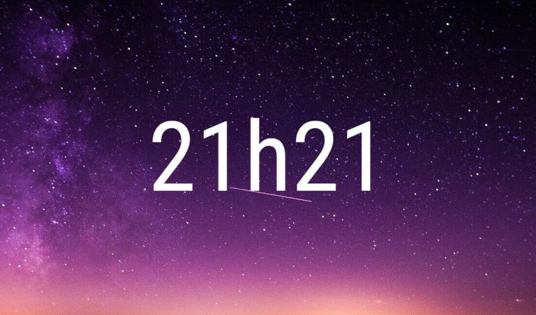 21:21 Significado espiritual das horas iguais