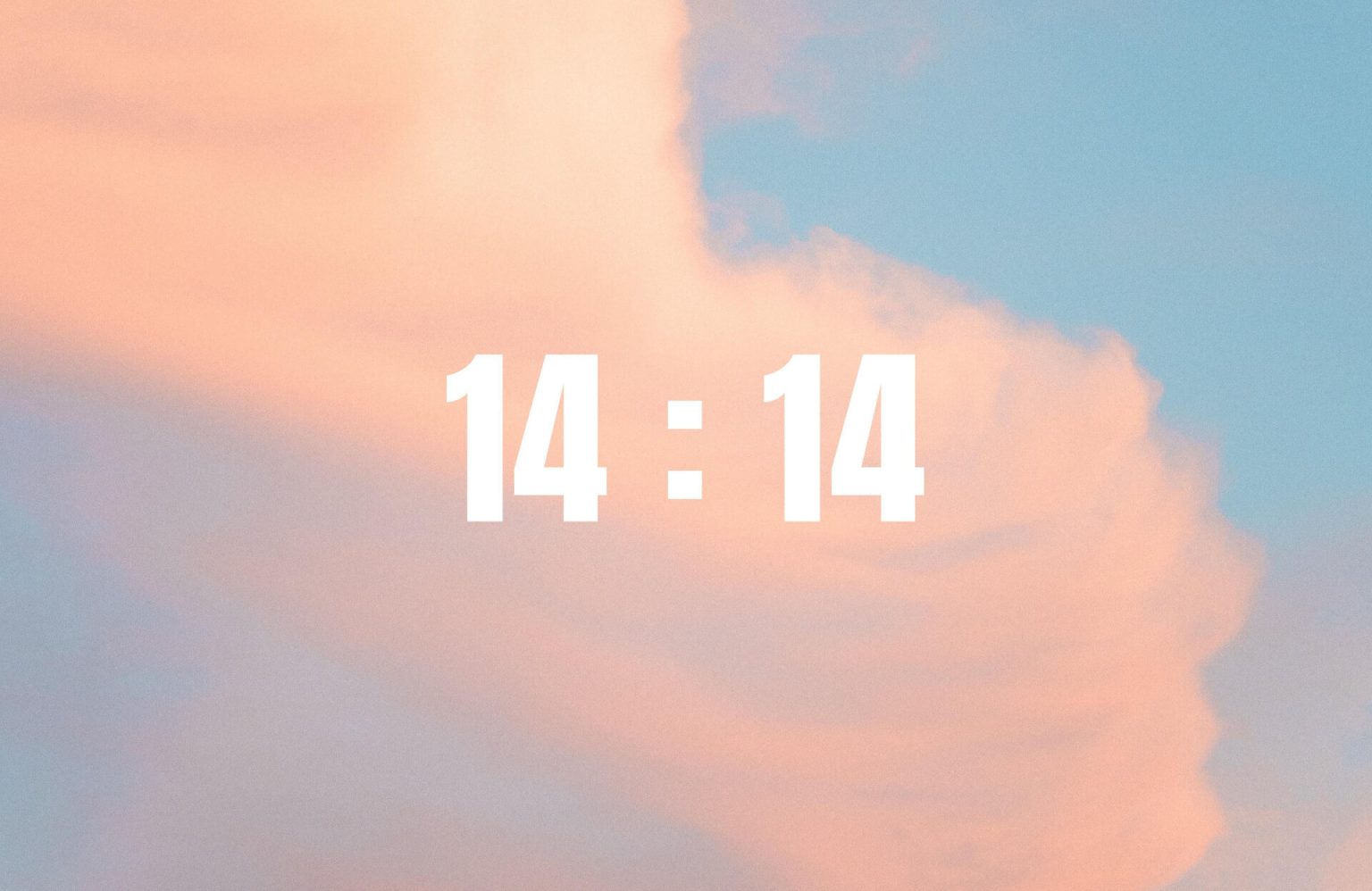 14:14 Significado espiritual das horas iguais